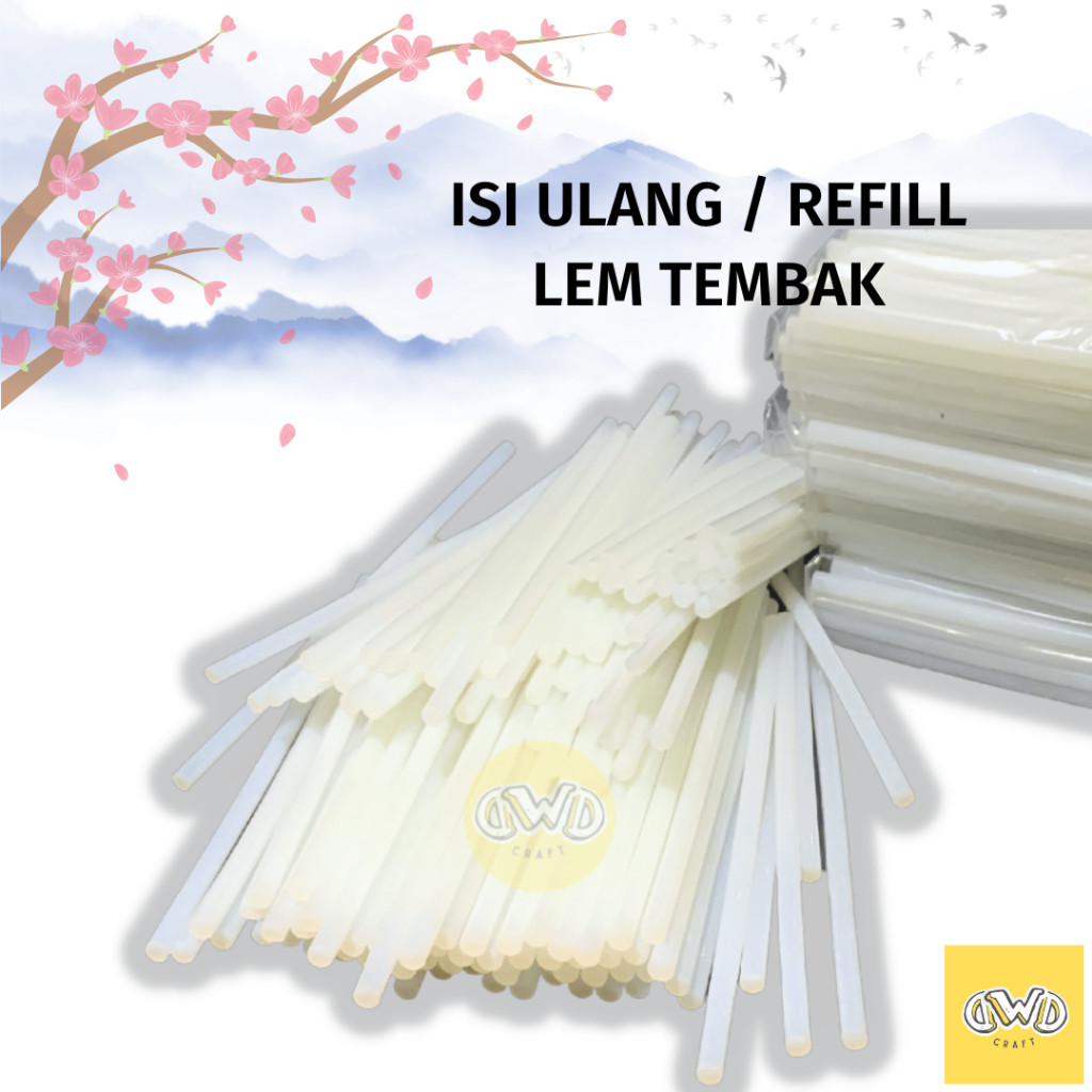 Jual Isi Lem Tembak / Lem Lilin / Lem Bakar / Refill Lem Tembak Kecil ...