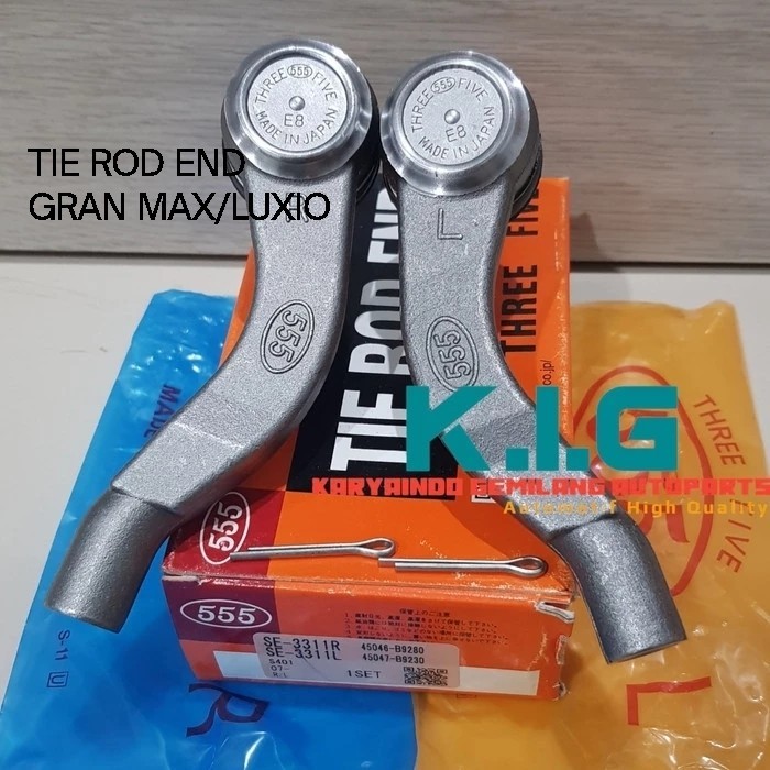Jual TIE ROD END TIEROD GRAND GRAN MAX LUXIO 1SET 2PCS MEREK 555 JAPAN ...