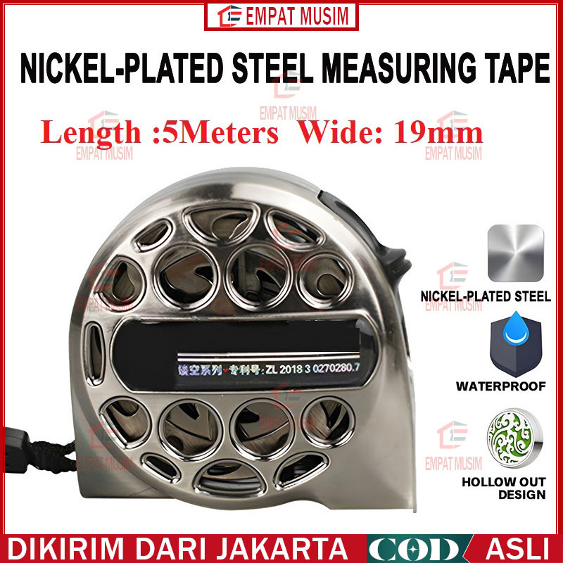 Jual Meteran 10 Meter Paling Kuat Unik Stainless Anti Karat Anti Air ...