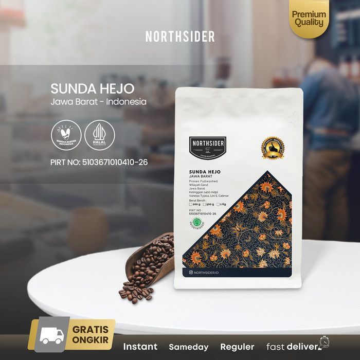 Jual Roux Northsider Kopi arabika Sunda Hejo fully-washed coffee 200g ...