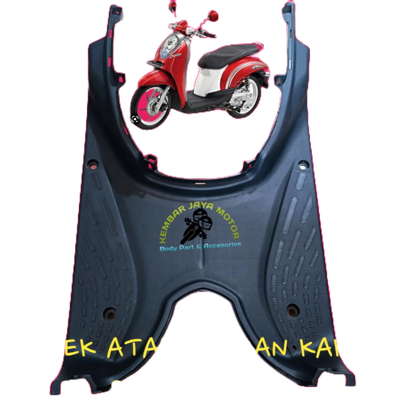 Jual cover lantai step floor pijakan kaki scoopy karbu | Shopee Indonesia