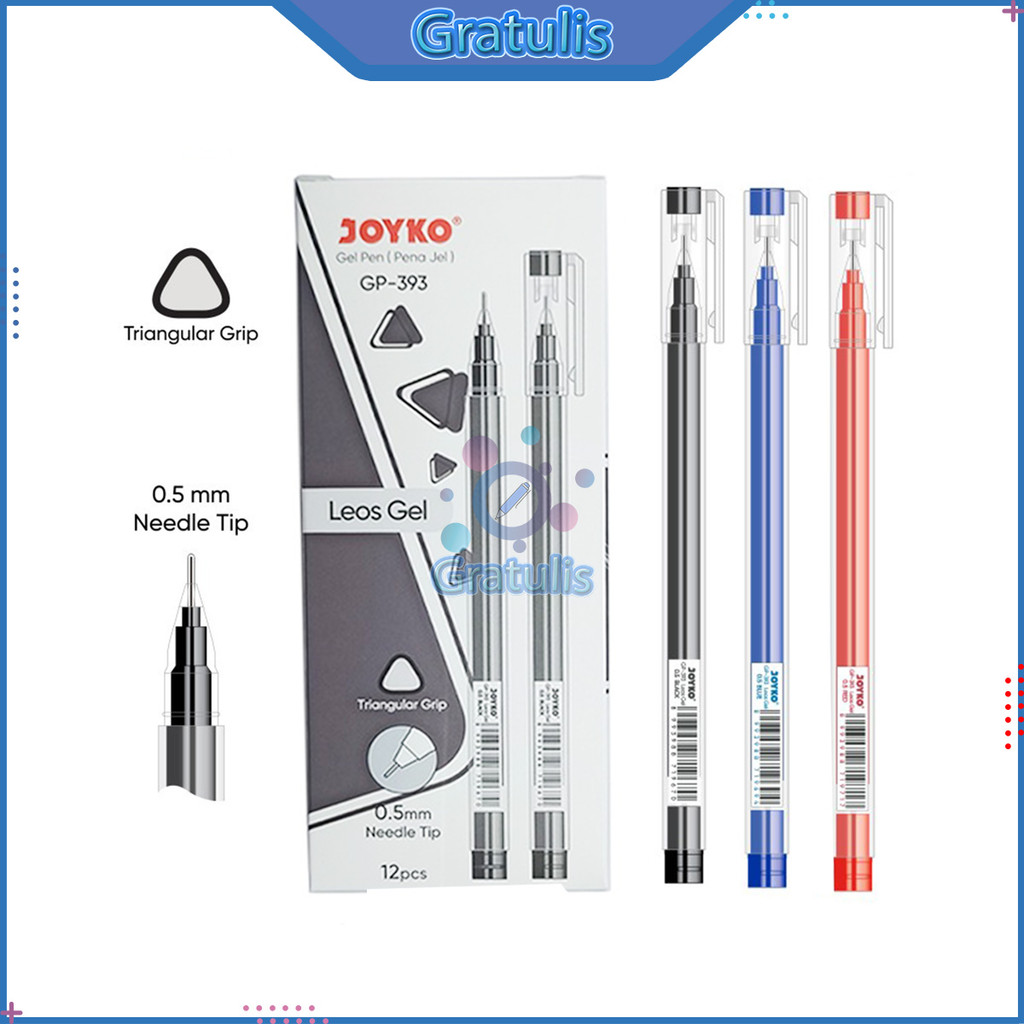 Jual PULPEN JOYKO JEL GP-393 [1 PAK] / ALAT TULIS SEKOLAH / PENA BALL PEN POLPEN BULPEN ...