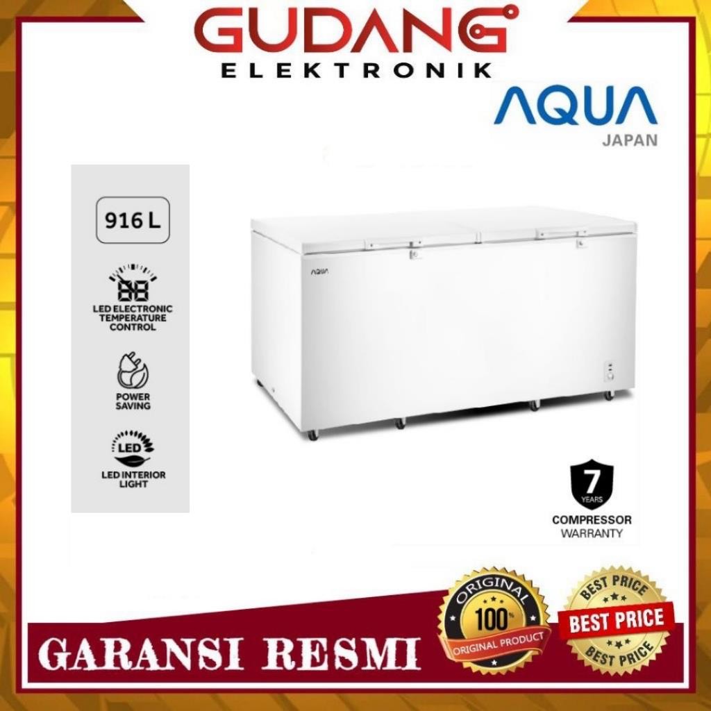 Jual CHEST FREEZER AQUA AQF 980 GC FREEZER BOX AQUA AQF-980GC | Shopee ...