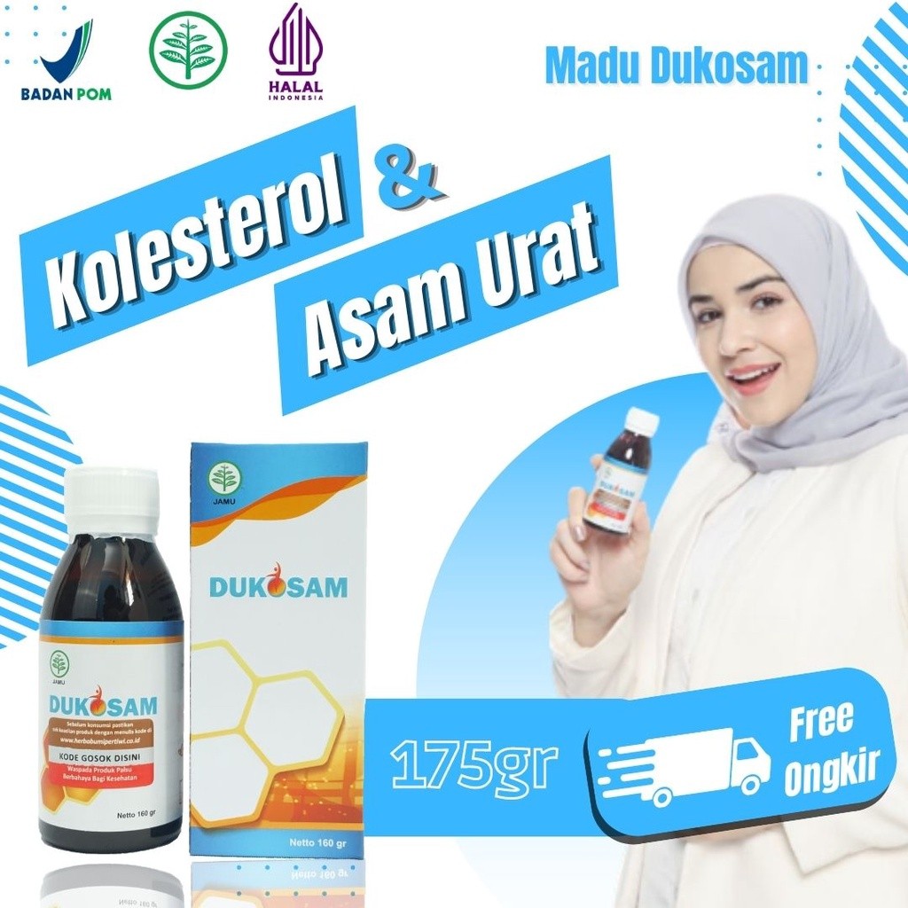 Jual DUKOSAM - Madu Herbal Obat Asam Urat Dan Kolesterol Nyeri Sendi ...
