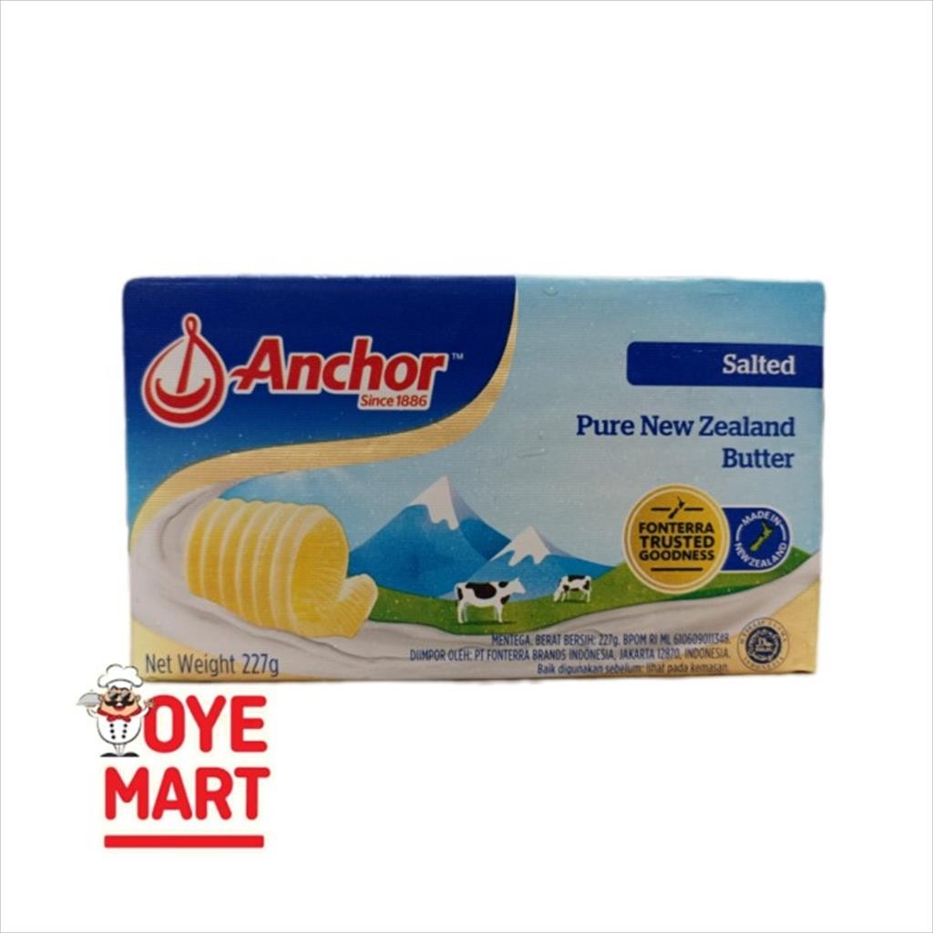 Jual ANCHOR PURE NEW ZEALAND BUTTER SALTED 227GR/MENTEGA ASIN KOTAK ...