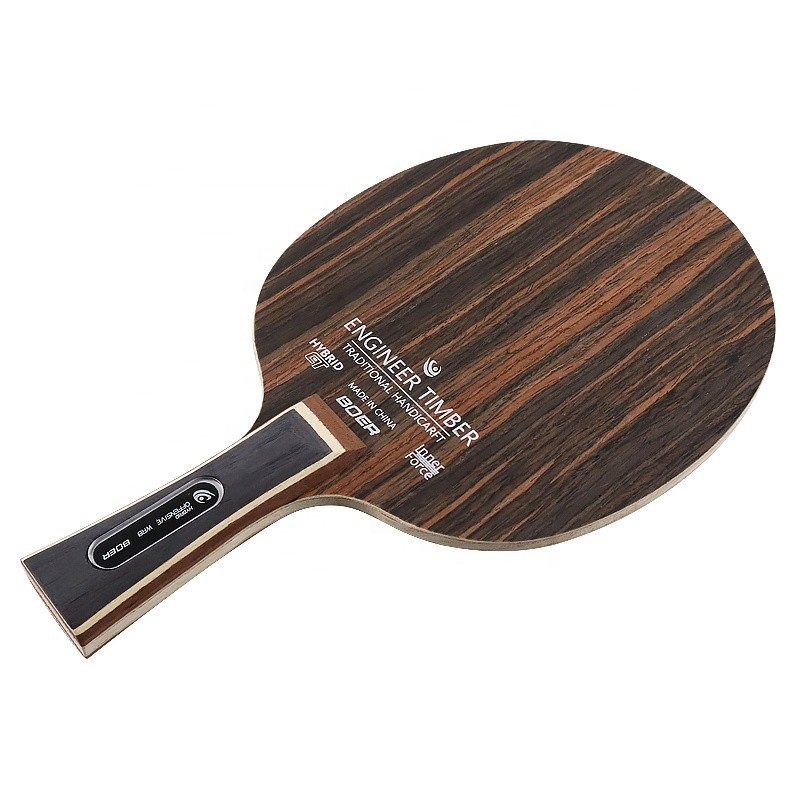 Jual Boer High Quality Ebony Table Tennis Board Blade Base 7-Ply Ping ...