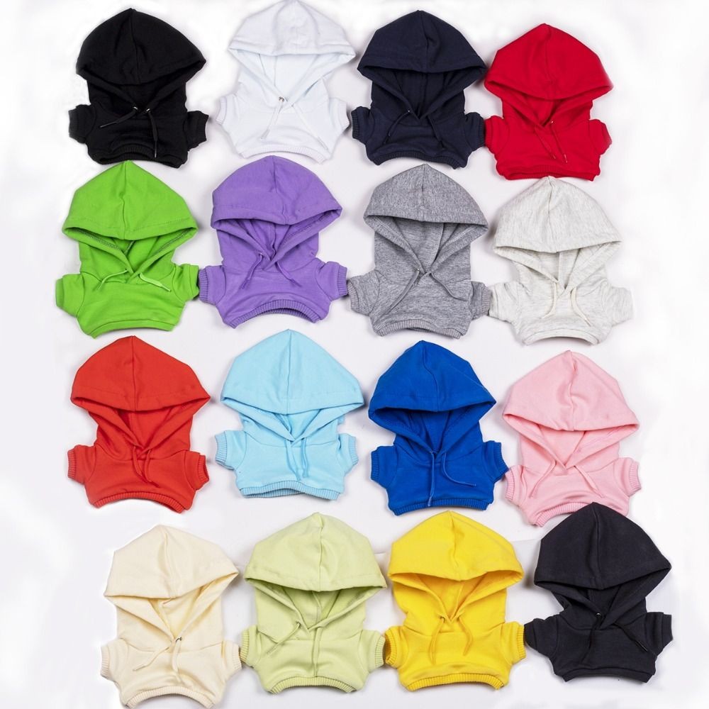 Jual labubu 18 Colors Handmade Hoodies for labubu Accessories Cute ...