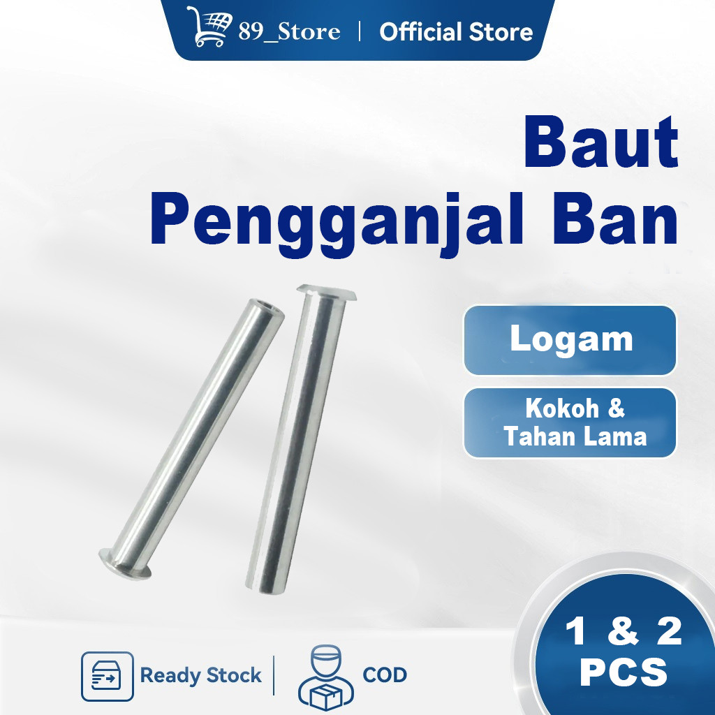 Jual BAUT / PAKU GANJALAN BAN MOBIL RUBBER WHEEL STOPPER BAUT ...