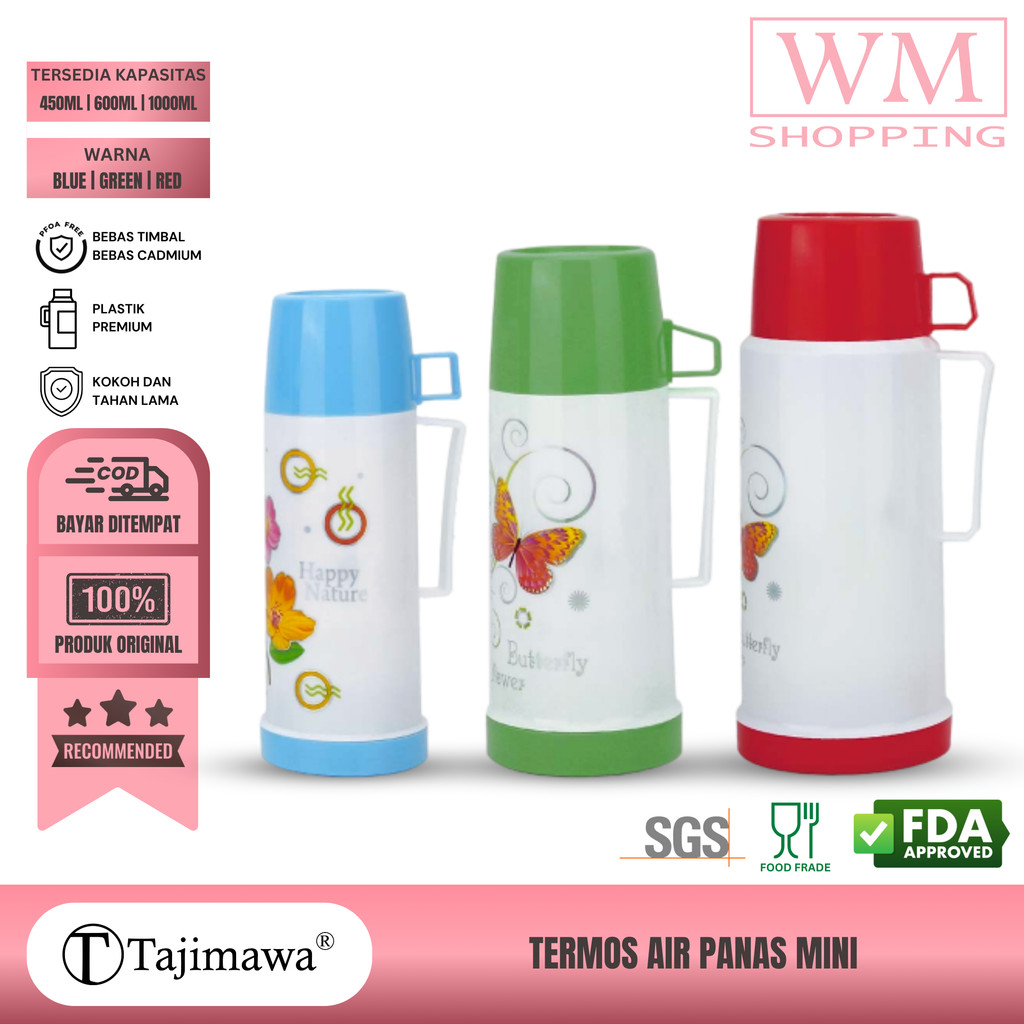 Jual WMSHOPPING - TAJIMAWA Termos Air Panas MINI Plastik Premium ...