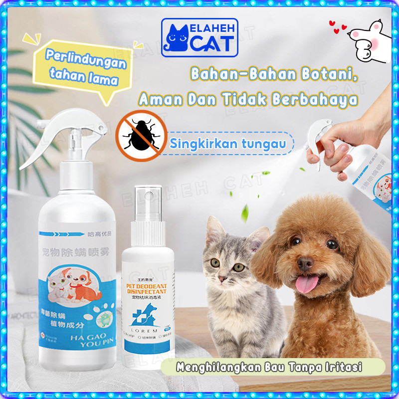 Jual 250ml Tungau Spray Flea Spray 100ml Disinfectant Spray Kucing ...