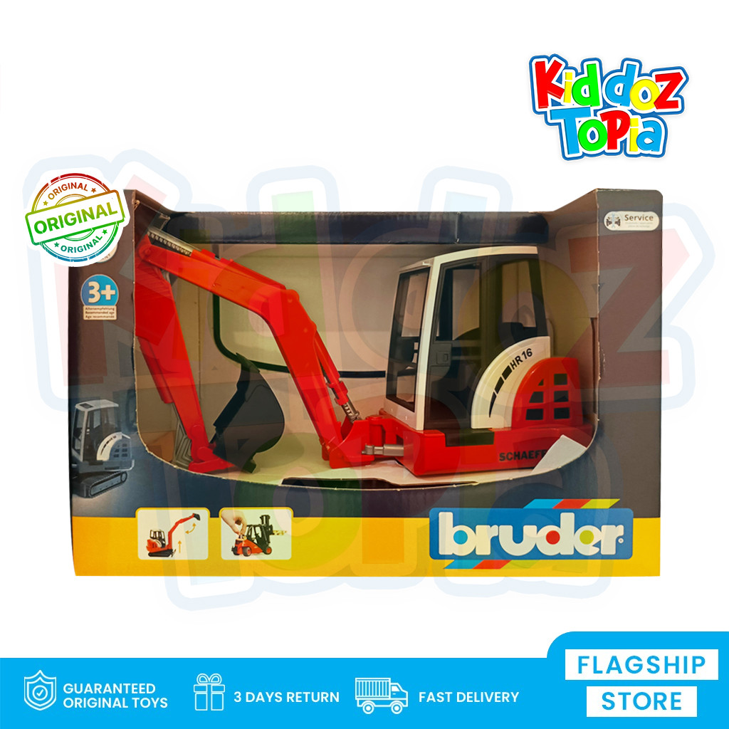 Jual Bruder Toys 2432 - Schaeff HR16 Mini Excavator | Shopee Indonesia
