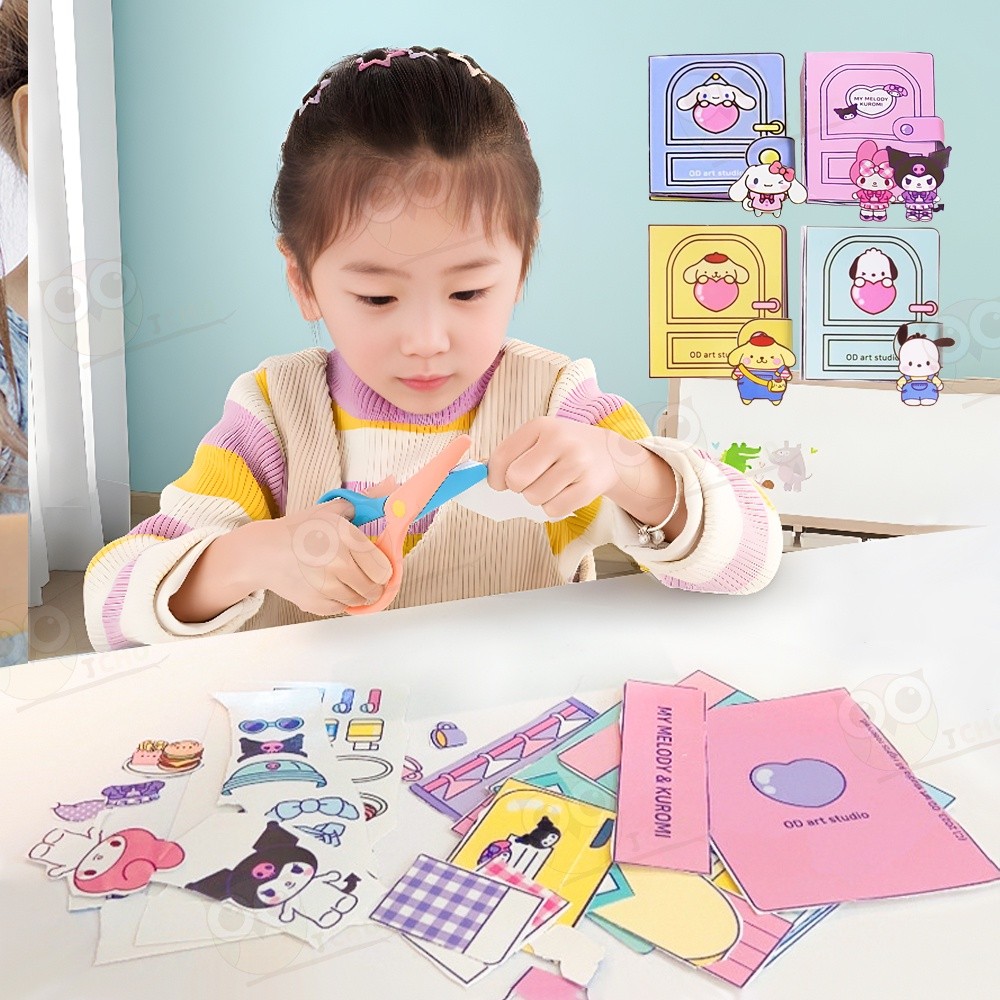 Jual Mainan Buku DIY Sanrio / Mainan Edukasi Anak Busy Book Sanrio ...