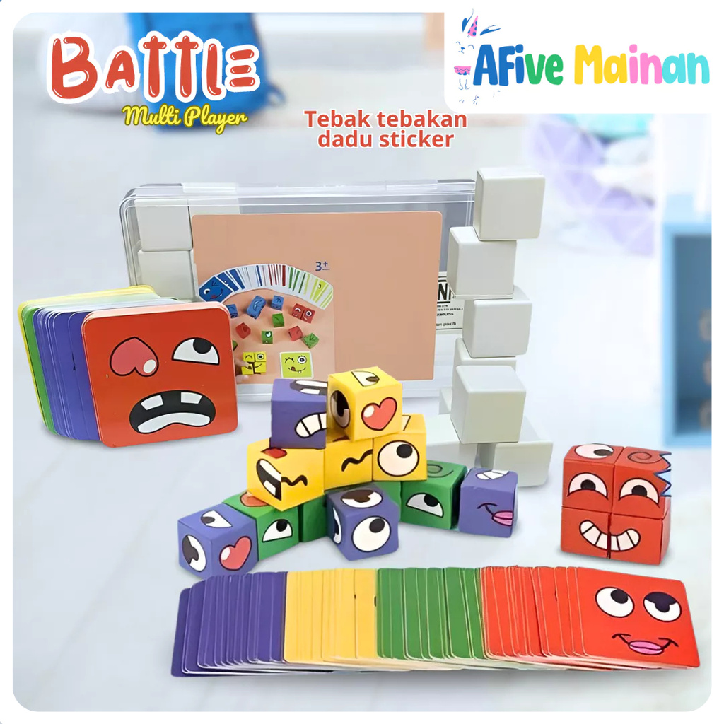 Jual [AFive] Mainan Dadu Ekspresi Interaktif Multipemain Mainan Anak ...