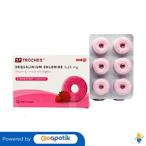 Jual Sp Troches Rasa Strawberry Strip 6 Tablet | Shopee Indonesia