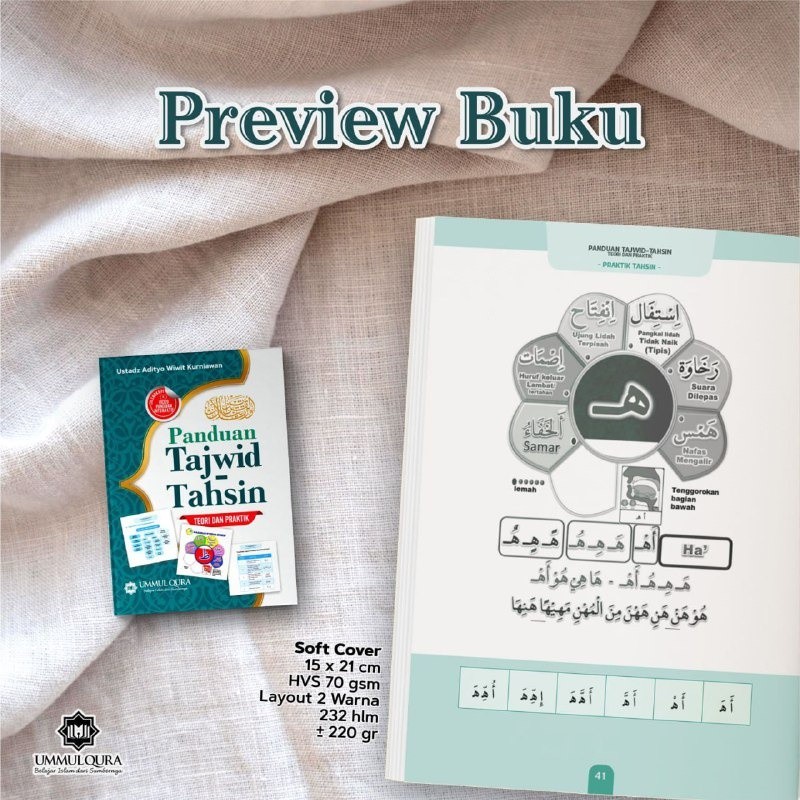Jual Buku Panduan Tajwid Tahsin (Teori & Praktik) | Shopee Indonesia
