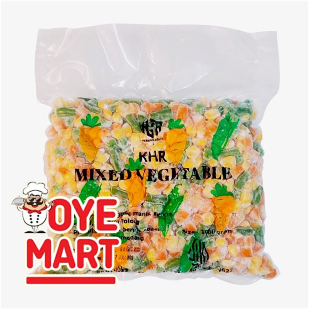 Jual KHR MIX VEGETABLE 1KG 4 WAY / SAYURAN BEKU | Shopee Indonesia