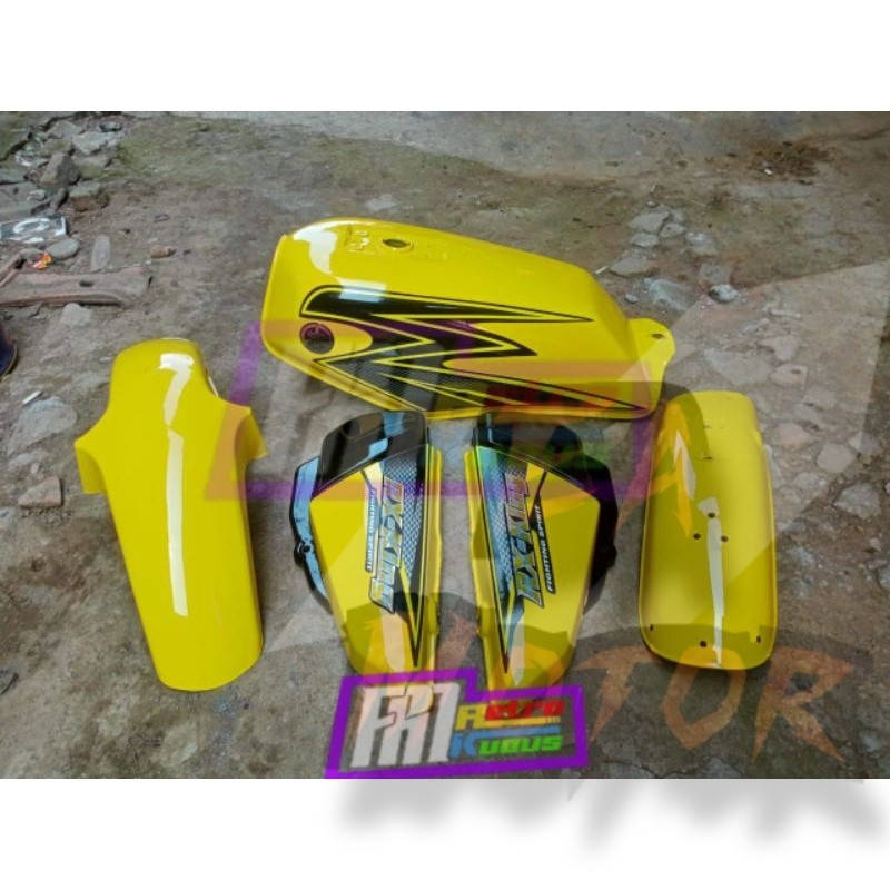 Jual Tangki Set Spakbor Box Aki Motor Yamaha Rx King Kuning | Shopee ...
