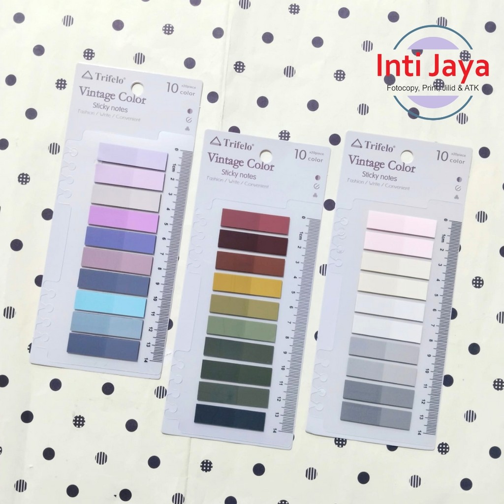 Jual Sticky Notes Trifelo Divider and Ruler Kertas Tempel plus ...