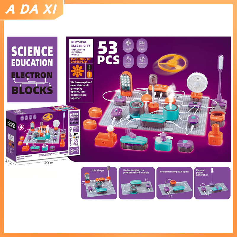 Jual Mainan Edukasi STEM Elektronik DIY - Blok Sirkuit Susun Rakit ...