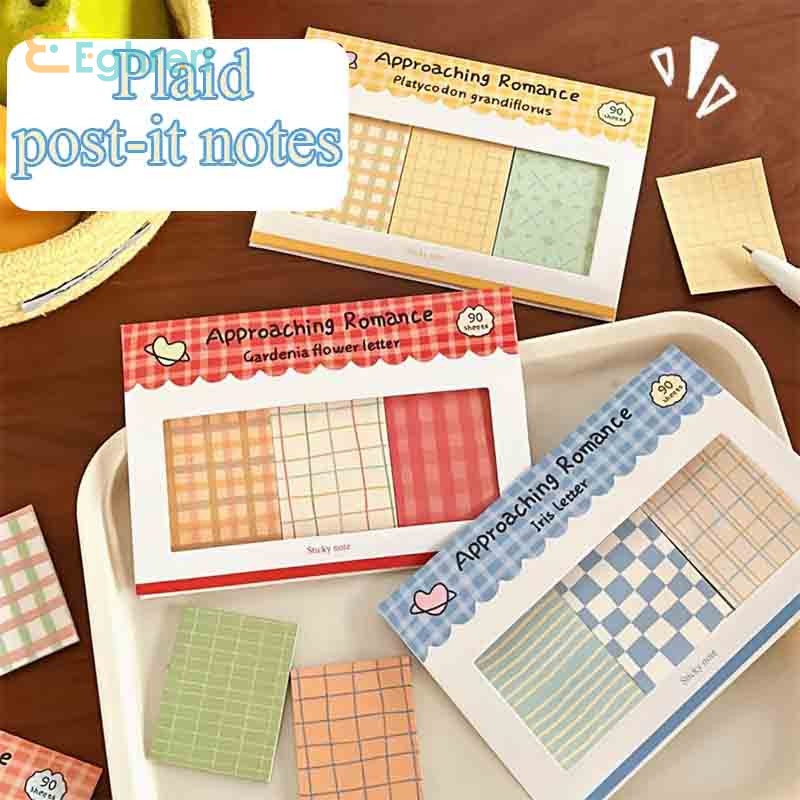 Jual Eeghrerr Grid Combination Sticky Notes Scrapbook Decoration ...