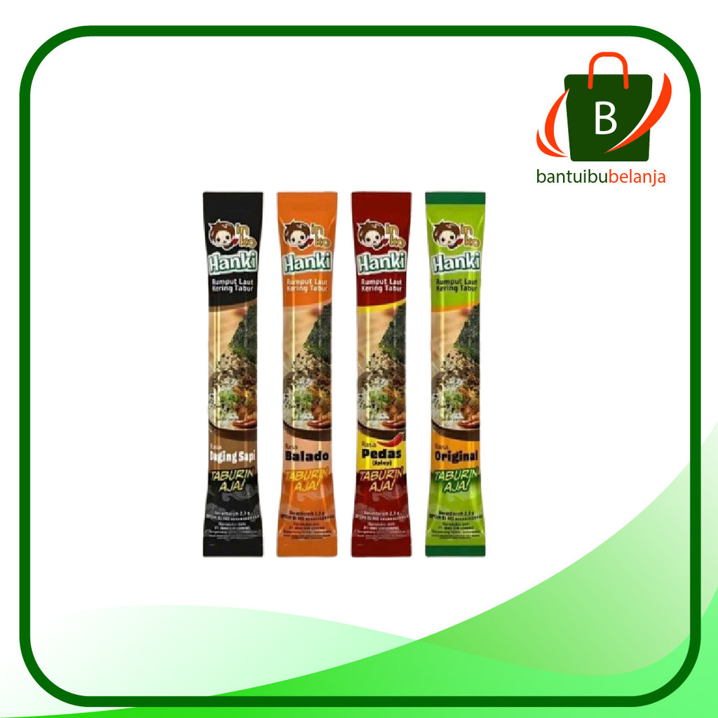 Jual Nori Tabur Rasa merk HANKI (original dan daging sapi) | Shopee ...