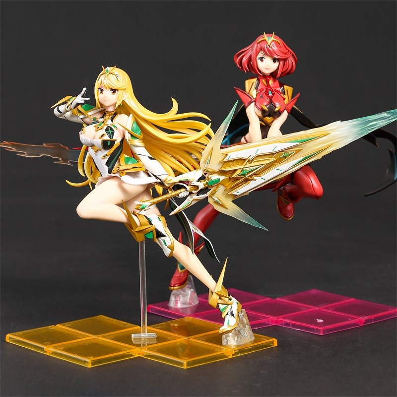 Jual Xenoblade Chronicles 2 Hikari Mythra / Pyra Homura Figurine PVC ...