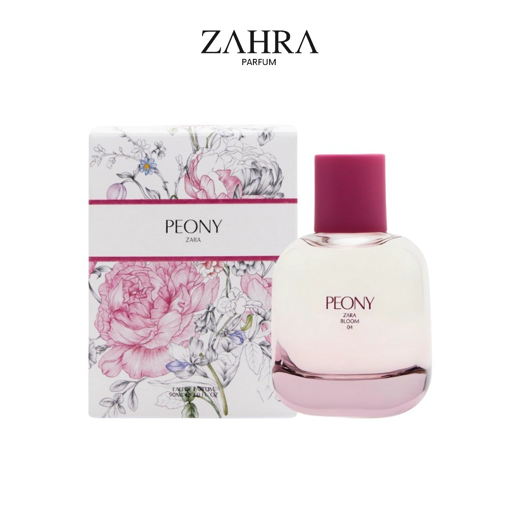 Jual PARFUM WANITA ZARA PEONY 90ML | Shopee Indonesia