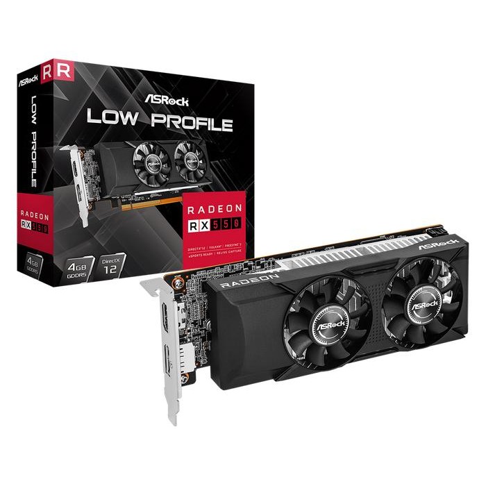 Jual ASROCK VGA AMD RADEON RX 550 LP LOW PROFILE 4GB GDDR5 2Y | Shopee ...