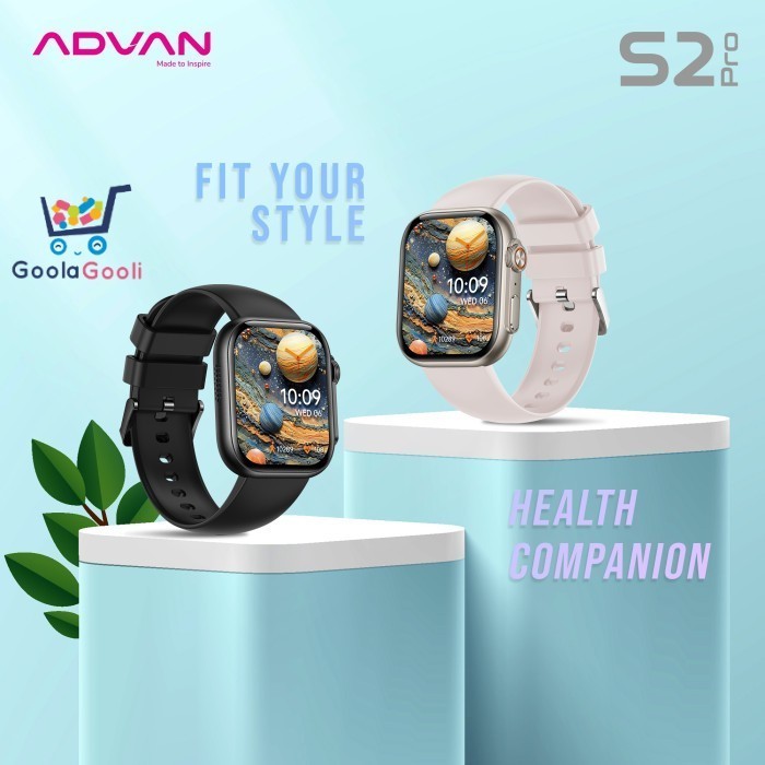 Jual ADVAN Smartwatch S2 PRO Amoled 1.95 inch Slim AI Voice Bluetooth ...