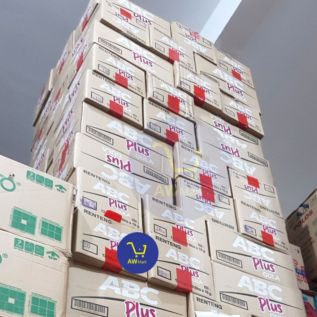 Jual [PER DUS] KOPI ABC PLUS GULA RENCENG 10 SACHET X 18GR - 1 DUS KOPI ...