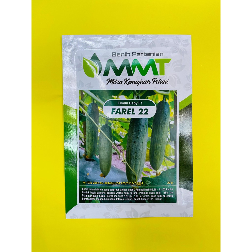 Jual Benih timun baby atau lalap f1 FAREL 22 isi 20gr tanaman vigor ...