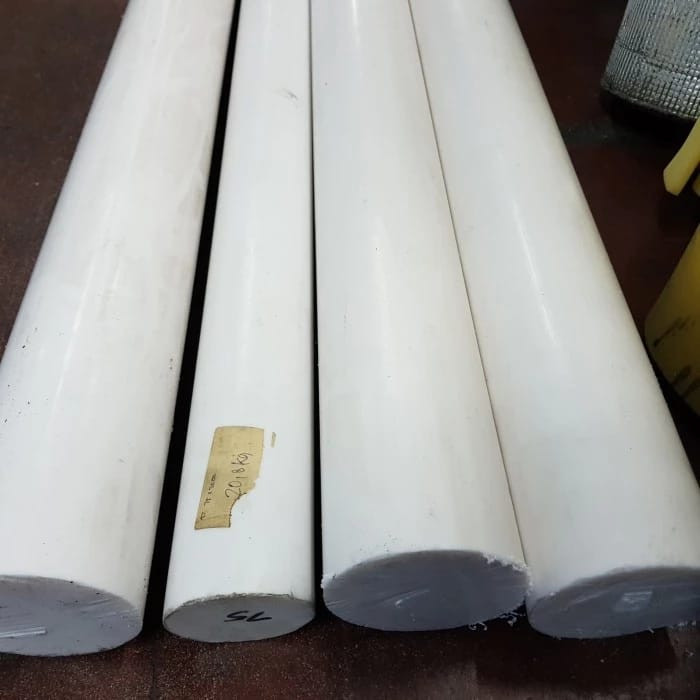 Jual Teflon PTFE Rod Batangan Putih White 60 65 70 75 80 85 90 100 120 ...