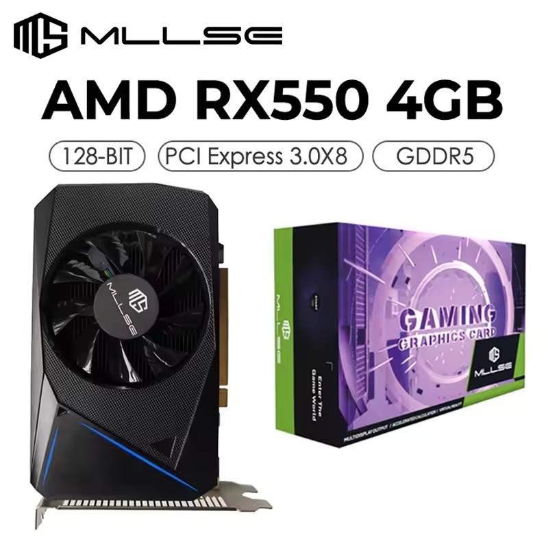 Jual eapest MLLSE AMD Radeon RX 550 4GB Graphics Card GDDR5 128-bit ...