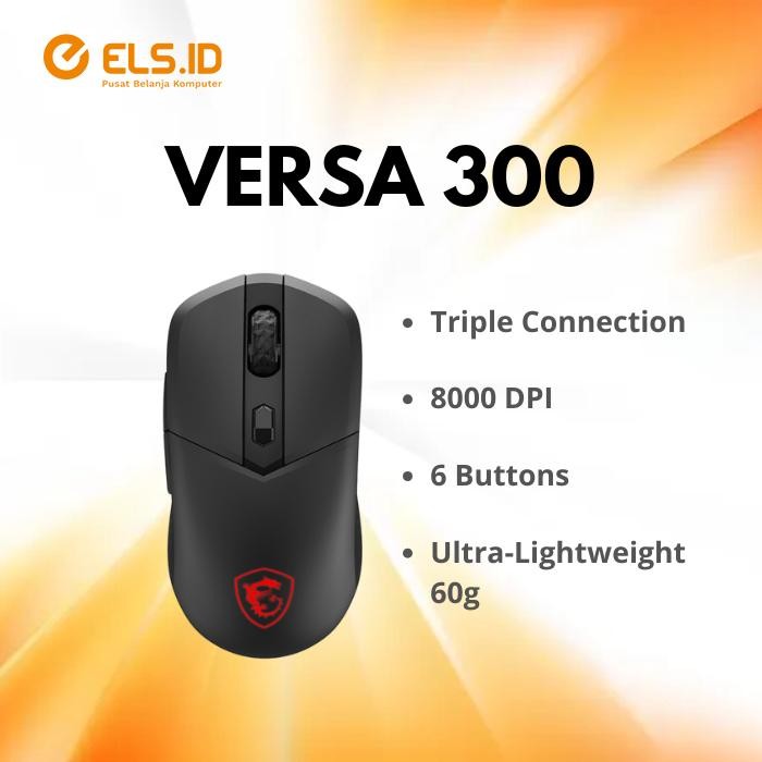 Jual MSI Versa 300 Mouse Triple Connection (Wireless & Bluetooth & USB ...