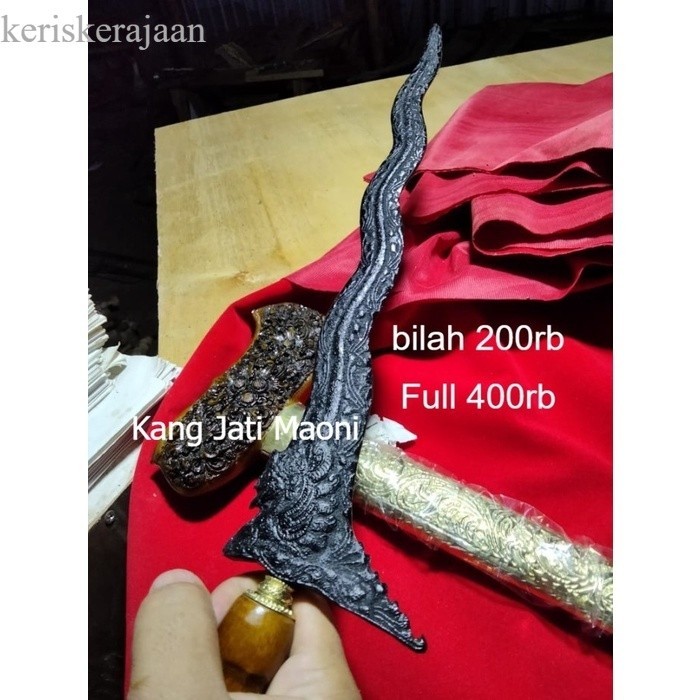 Jual keris sempono naga amboro sepuh pb X KJM51223 bj1 p60 BILAH SAJA murah | Shopee Indonesia