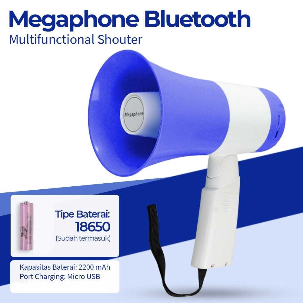 Jual Toa Megaphone Bluetooth Multifunctional Shouter 75 W - 619FB ...