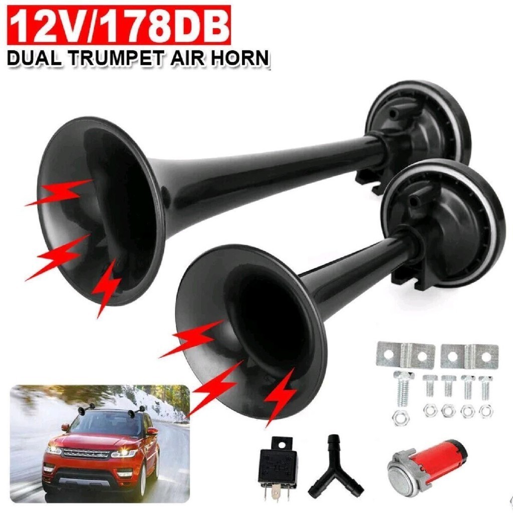 Jual Time Plus Klakson Truk Mobil Motor Dual Trompet Car Air Horn Suara ...
