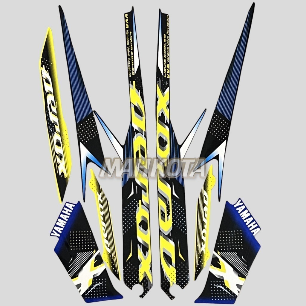 Jual Striping Stiker Polet Sepeda Motor List yamaha Aerox vva 155 2022 ...