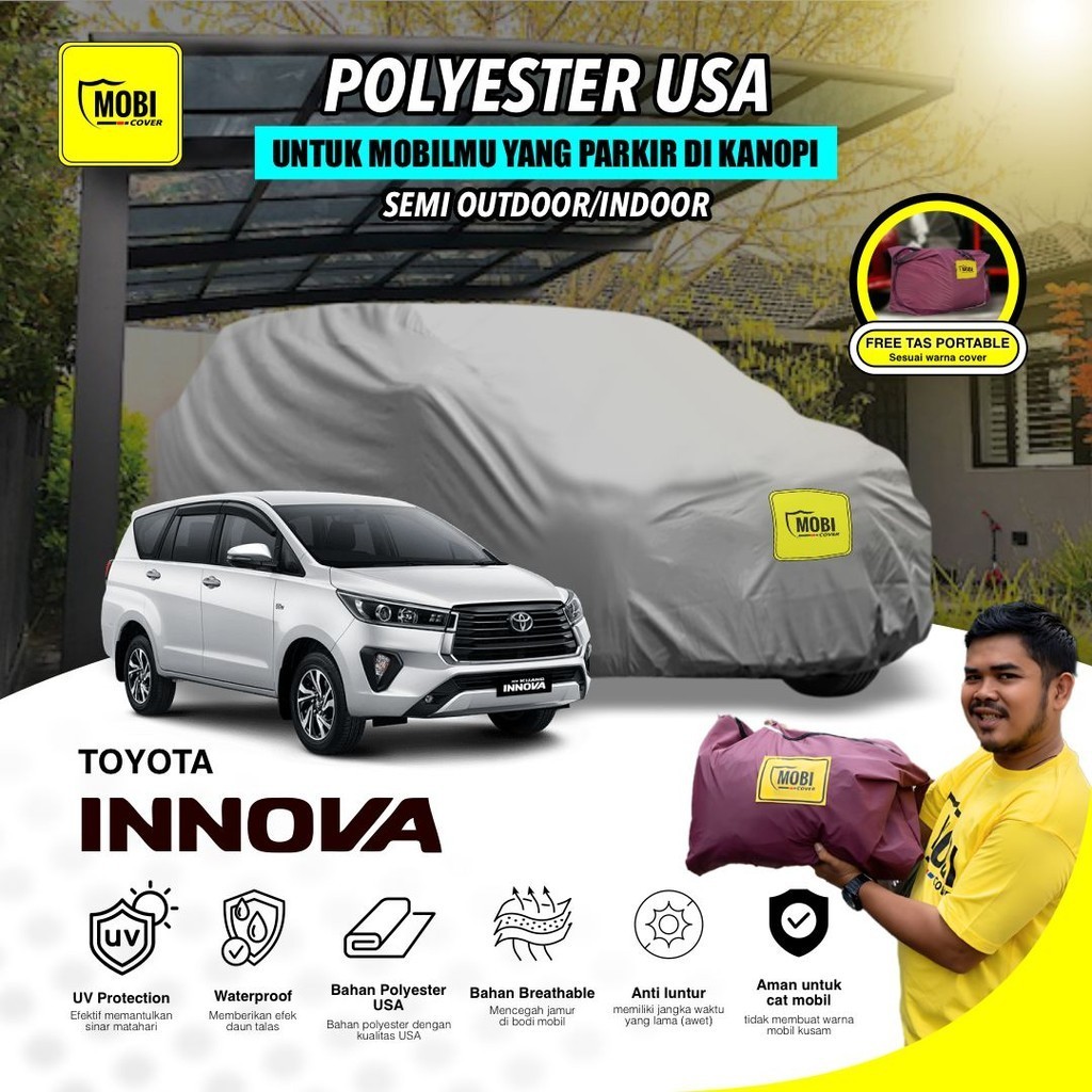 Jual MOBICOVER - Cover mobil TOYOTA INNOVA SEMI OUTDOOR POLYESTER USA ...