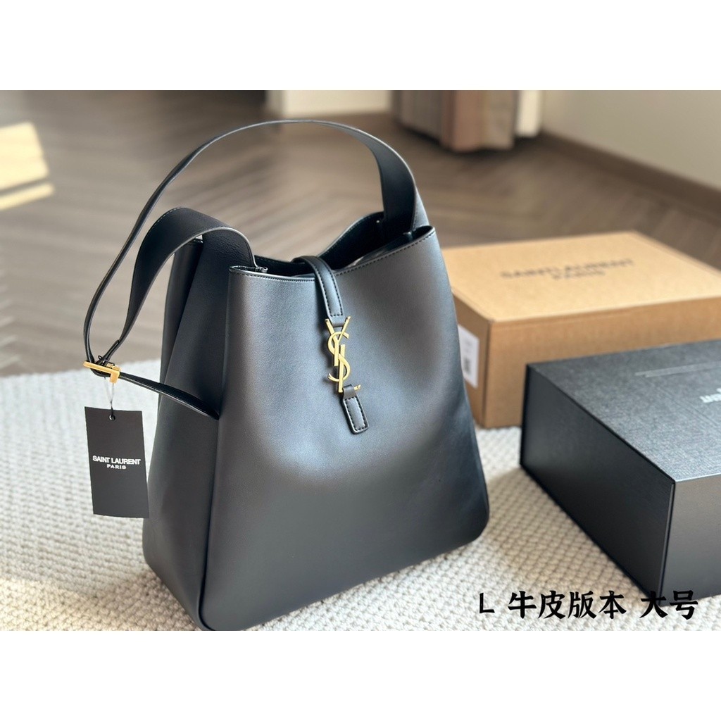 Jual Original 2024 new (with Box) Ys*l LE 5 A 7 Large Smooth Leather ...