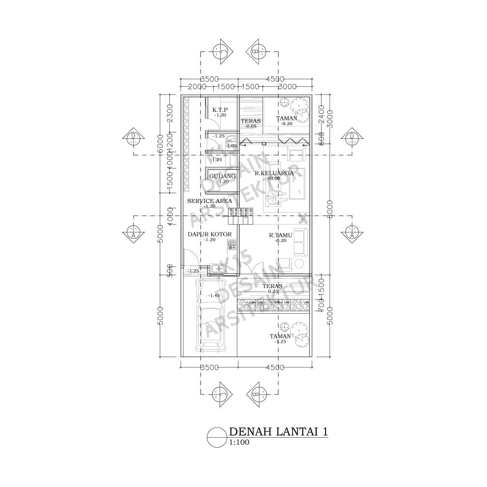 Jual Gambar Design Denah Rumah Tinggal Ruko Lainnya | Shopee Indonesia