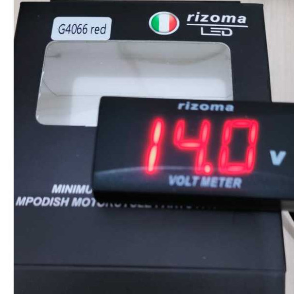 Jual Volt meter original rizoma voltmeter aki motor atau mobil digital waterproof | Shopee Indonesia