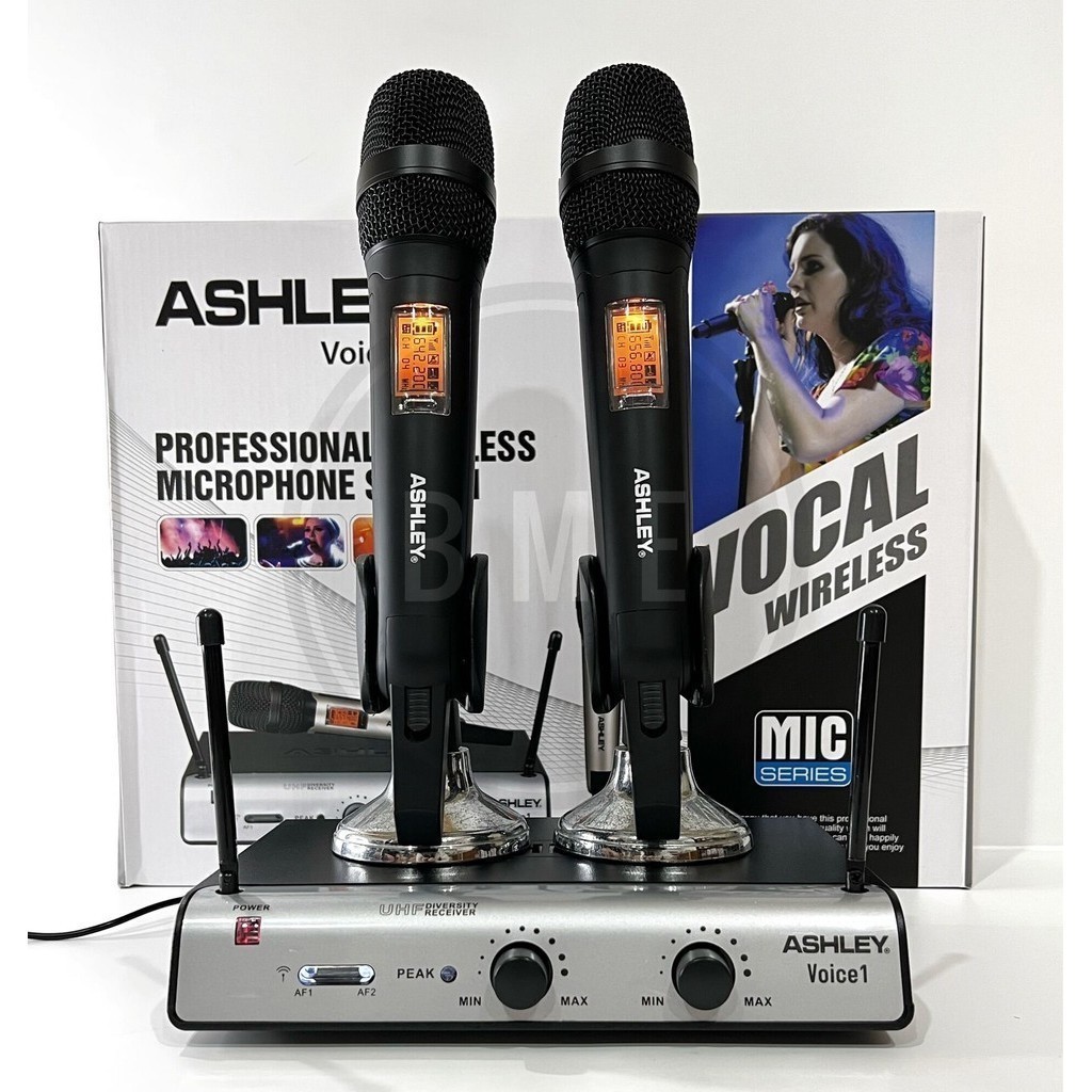 Jual best promo MIC WIRELESS ASHLEY VOICE 1 ( HANDHELD ) ORIGINAL [ COD ...