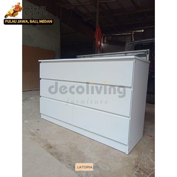 Jual Lemari Laci /Drawer Laci 6 Minimalis /Produk Non Rakitan Terbuat Dari Playwood Dilapisi Pvc ...