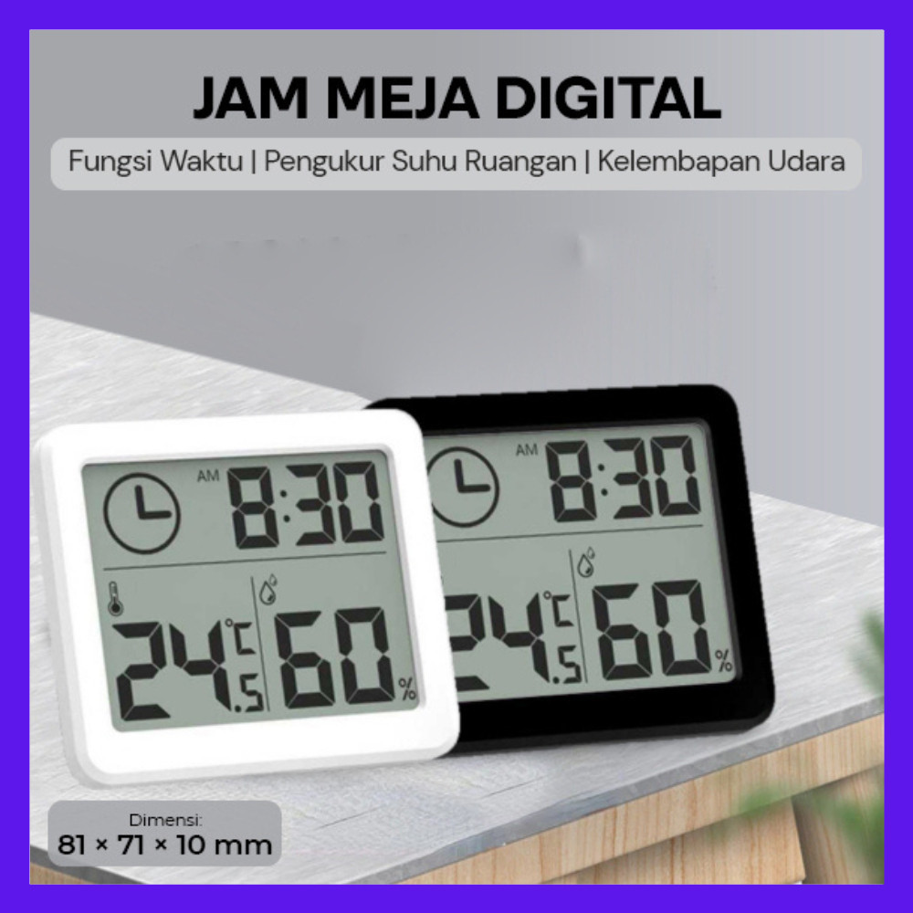 Jual inovasi_tani-Jam Digital Meja Dinding Thermometer Hygrometer ...