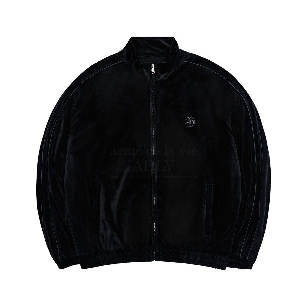 Jual NEW SYMBOL LOGO VELOUR SET UP JACKET BLACK | Shopee Indonesia