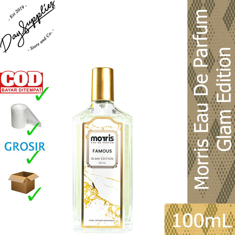 Jual Morris Eau De Parfum Glam Edition 100mL FAMOUS (Putih) / EDP ...