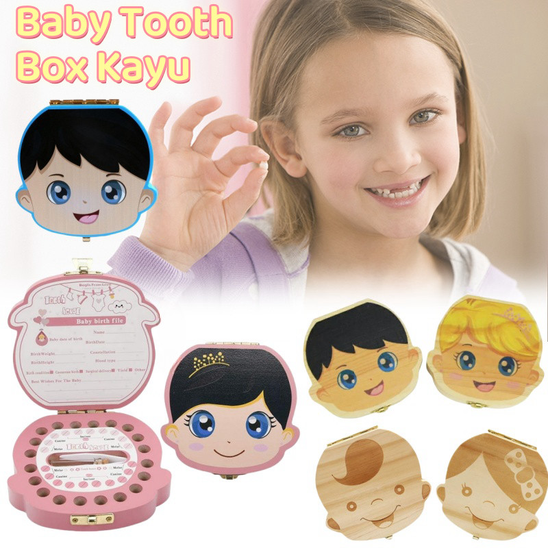 Jual Kotak Simpan Gigi Susu Anak WARNA Kualitas Bagus / Baby Tooth box ...