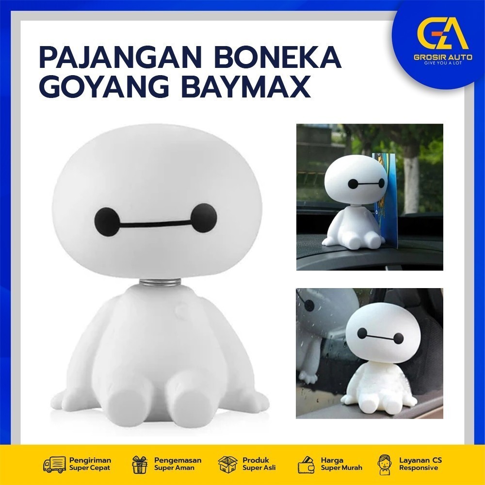Jual Pajangan Mobil Boneka Goyang Baymax Robot Lucu | Shopee Indonesia