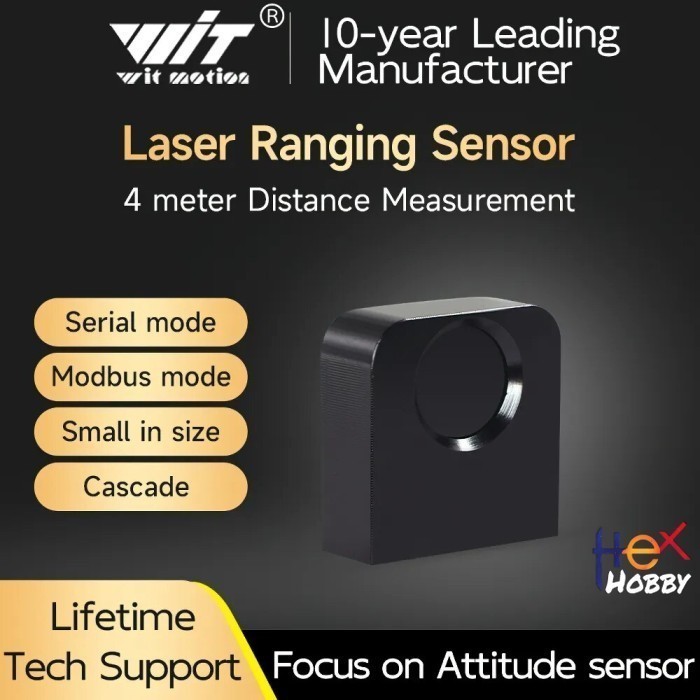 Jual WitMotion WT53D Time-of-Flight (ToF) Laser Ranging Leakage Sensor ...